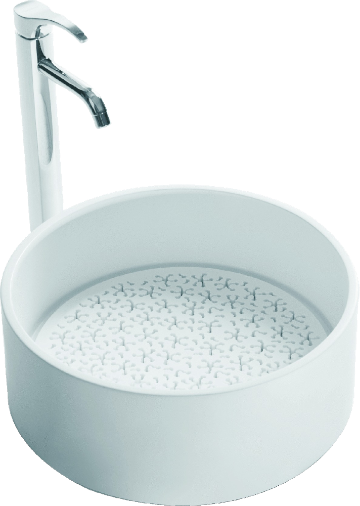 Full Details of Bravat Decorative Wash Basins - Milano Round Basin