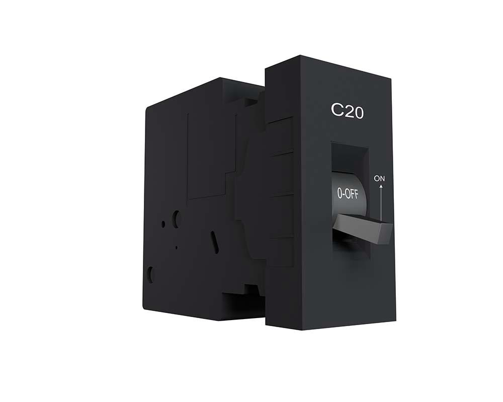 Full Details of Simon S38 Modular Switches & Accessories - Mini Mcb C20A 1M